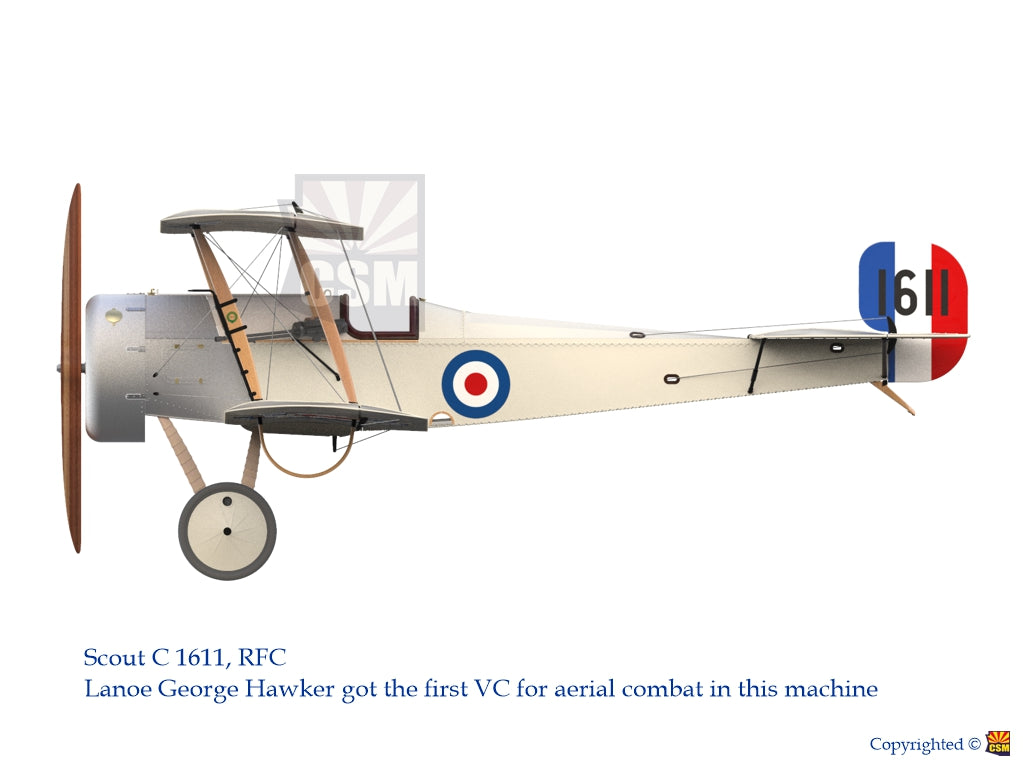 32007 Bristol Scout Type C 1/32 by COPPER STATE MODELS – Greentail Models