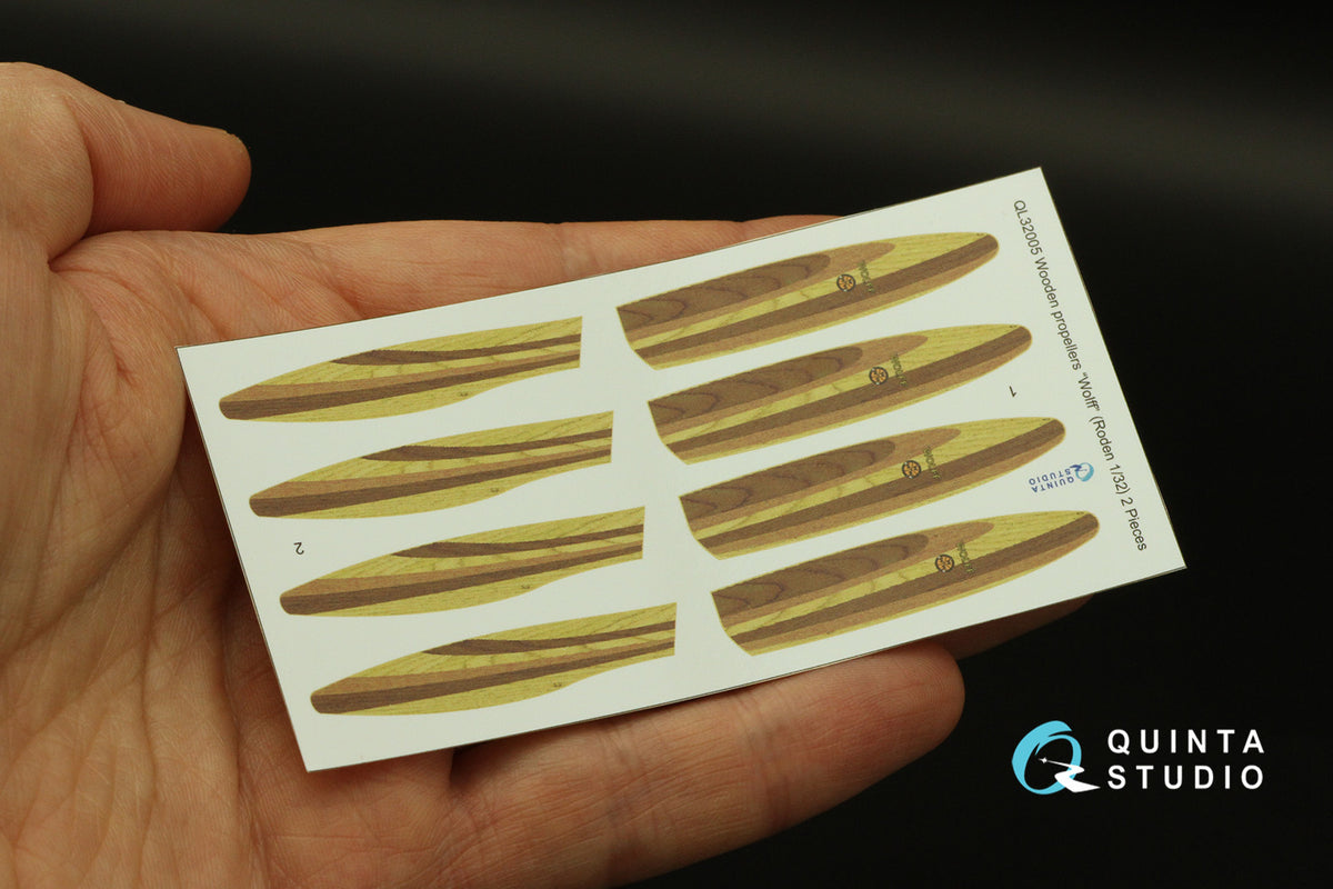 QL32005 'Wolff' propeller, decals (Roden) 1/32 by QUINTA STUDIO ...