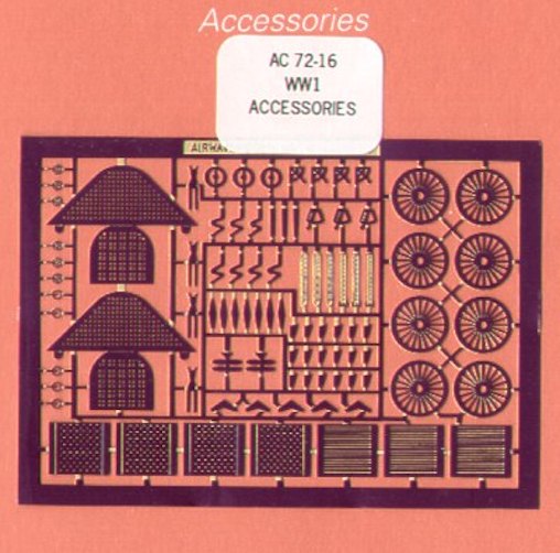 AC72-16 WWI Accessories 1/72 by AIRWAVES – Greentail Models