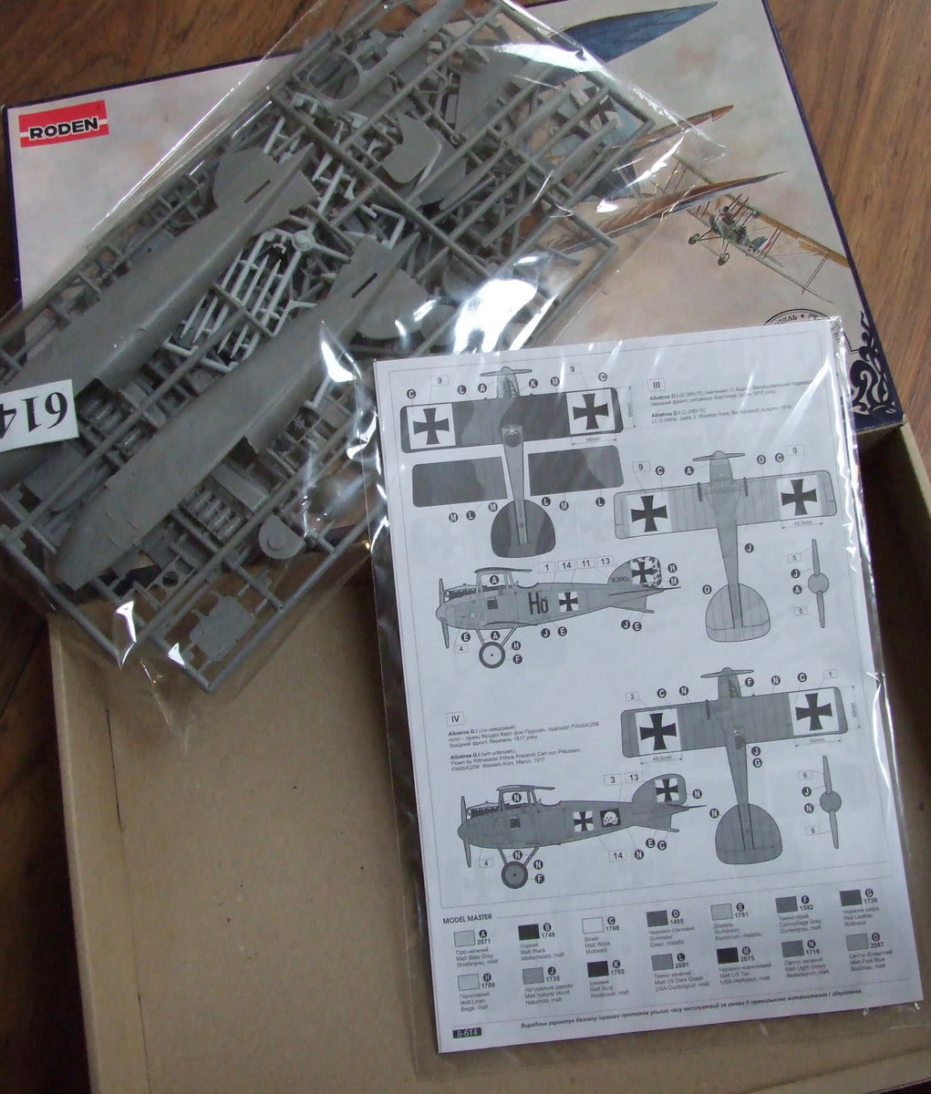 614 ALBATROS D.I 1/32 by RODEN – Greentail Models