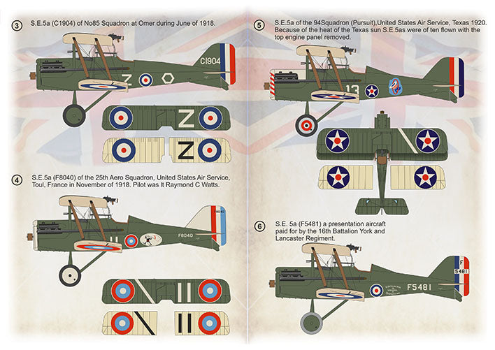 72-467 Royal Aircraft Factory SE5 1/72 by PRINT SCALE – Greentail Models